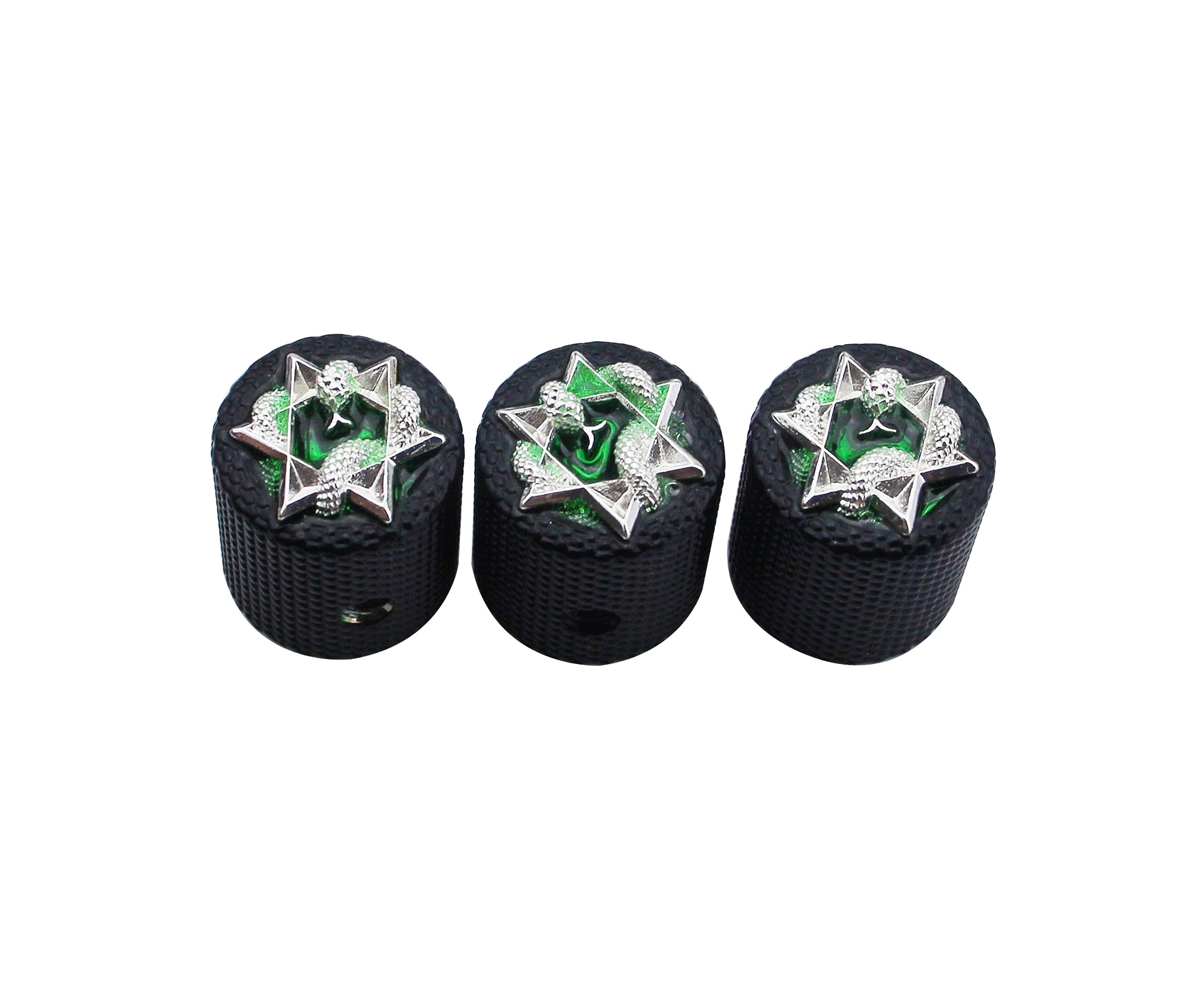 Amazon.com: Guyker Guitar Bass Potentiometer Control Knobs with 6mm Dia ...
