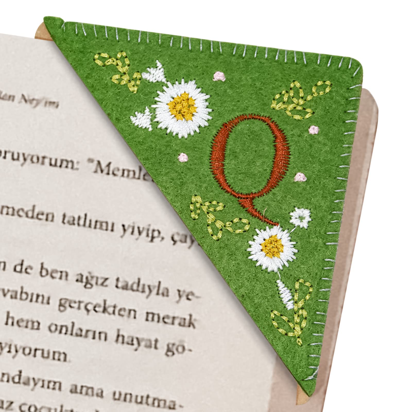 Amazon.com: Zuihug Embroidered Corner Bookmark - DIY Custom Bookmarks ...