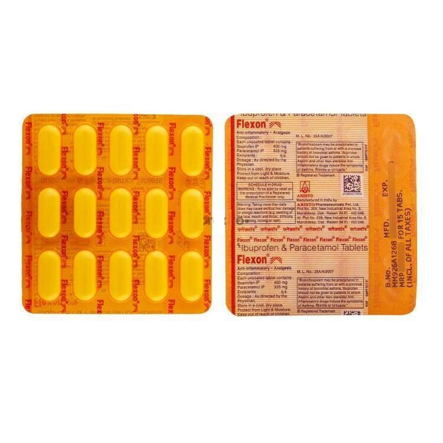 Flexon - Strip of 15 Tablets : Amazon.in: Health & Personal Care