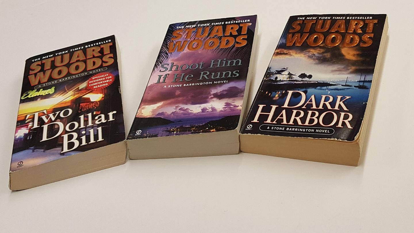 Stuart Woods Set of 3 Stone Barrington Novels (Shoot Him if He Runs ...