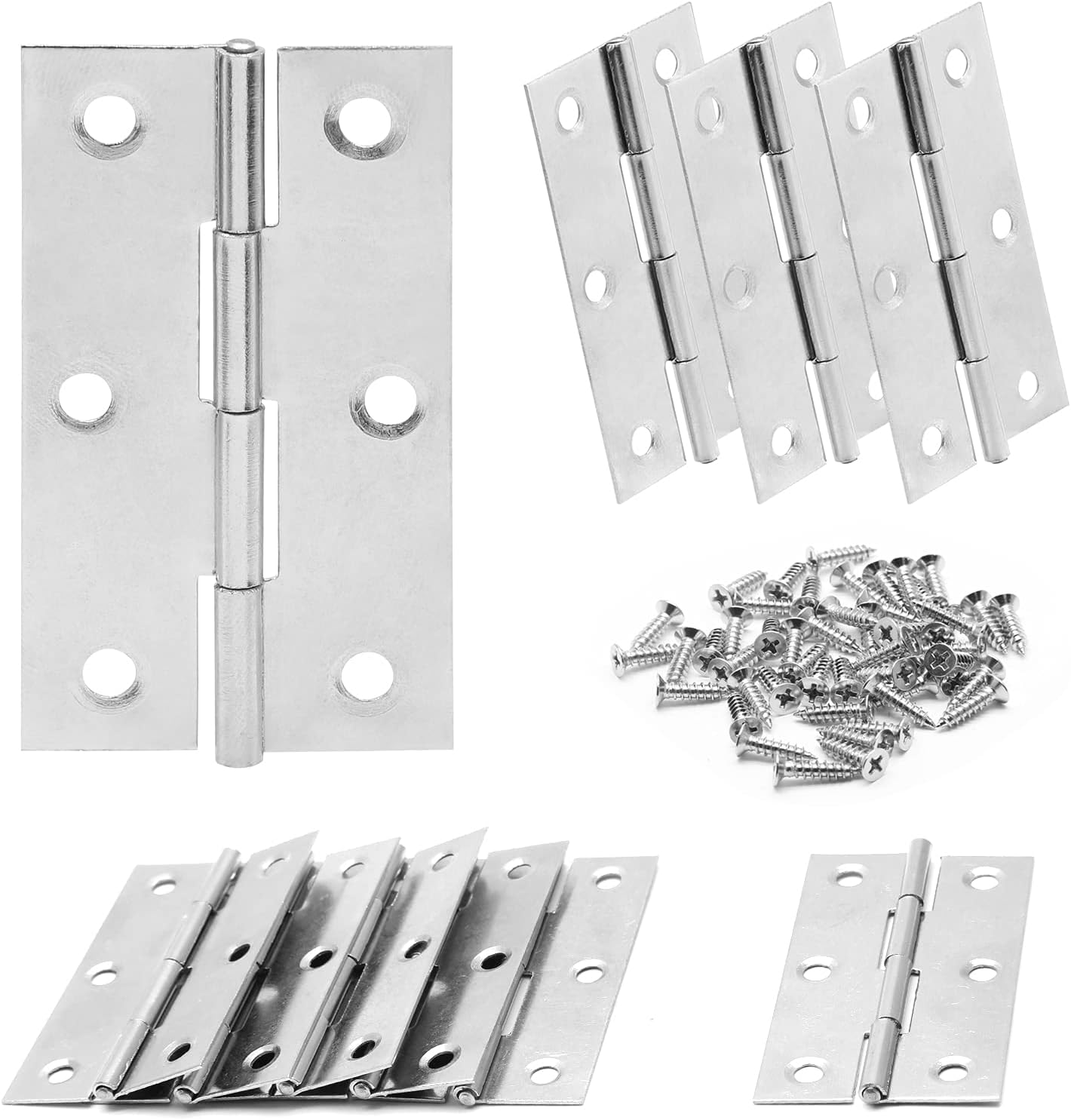 Rok Hardware 8mm Plastic Hinge Dowel Inserts with Screws, 100 Pack ...