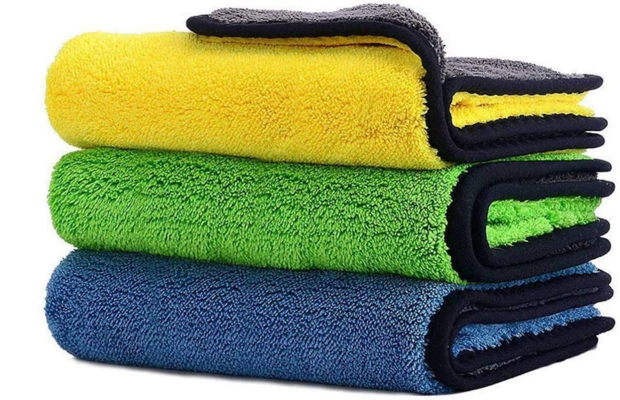 AutoTrends 40x40 cm 600 GSM Microfiber Double Layered Cloth, Extra ...