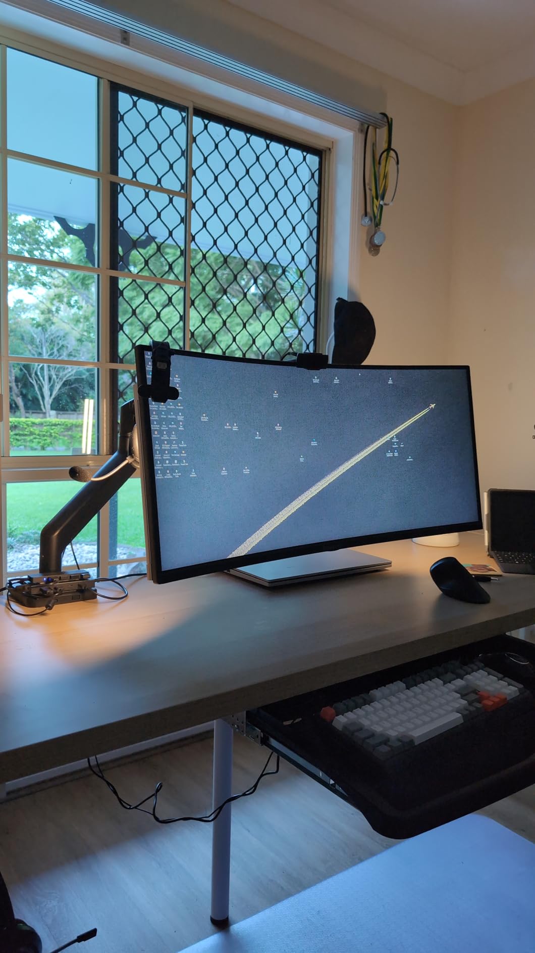 VIVO Premium Aluminum Single Gaming Monitor Arm for Ultrawide Screens ...