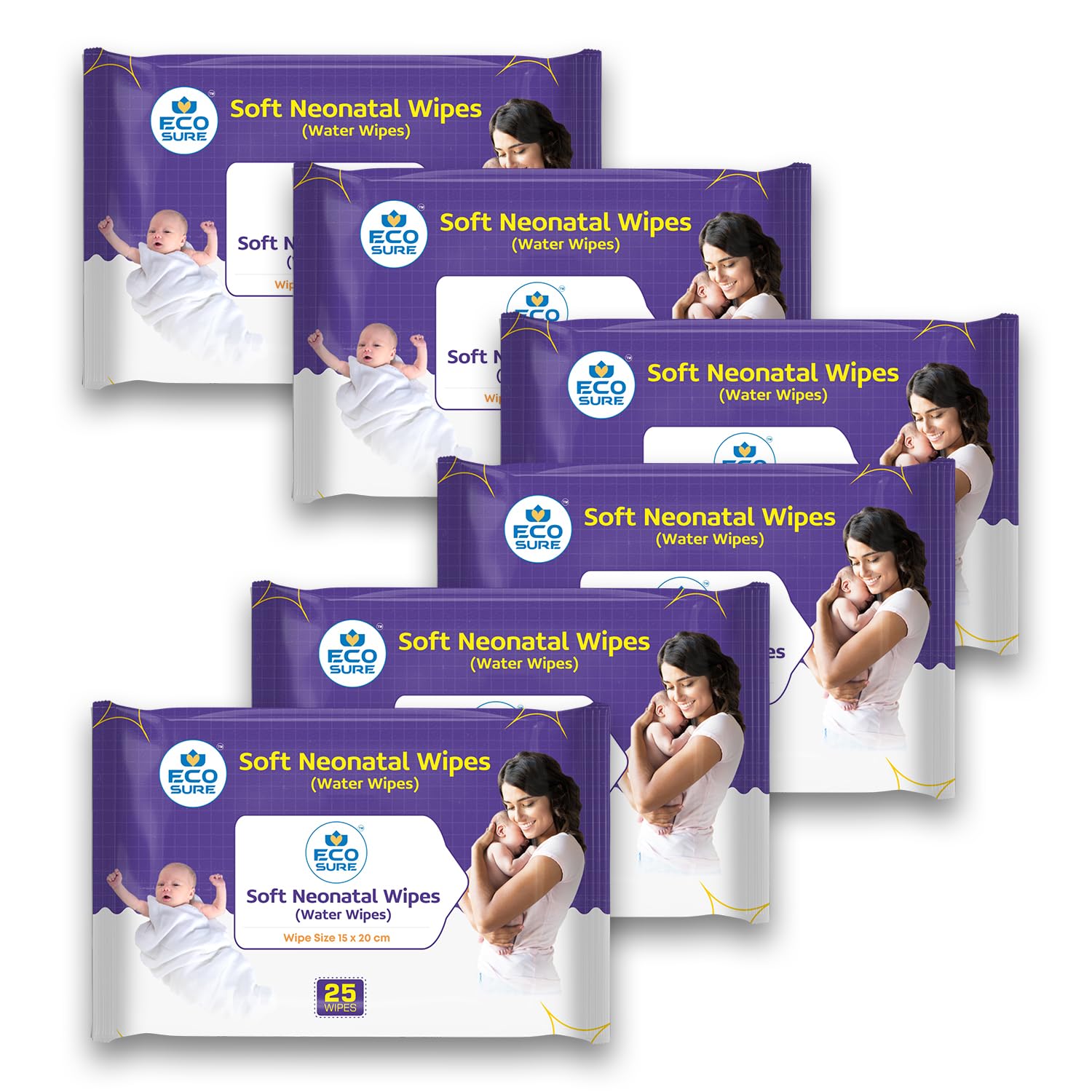 Amazon.in: Buy ECO SURE Soft Neonatal Wipes (Water Wipes) | Baby Soft ...