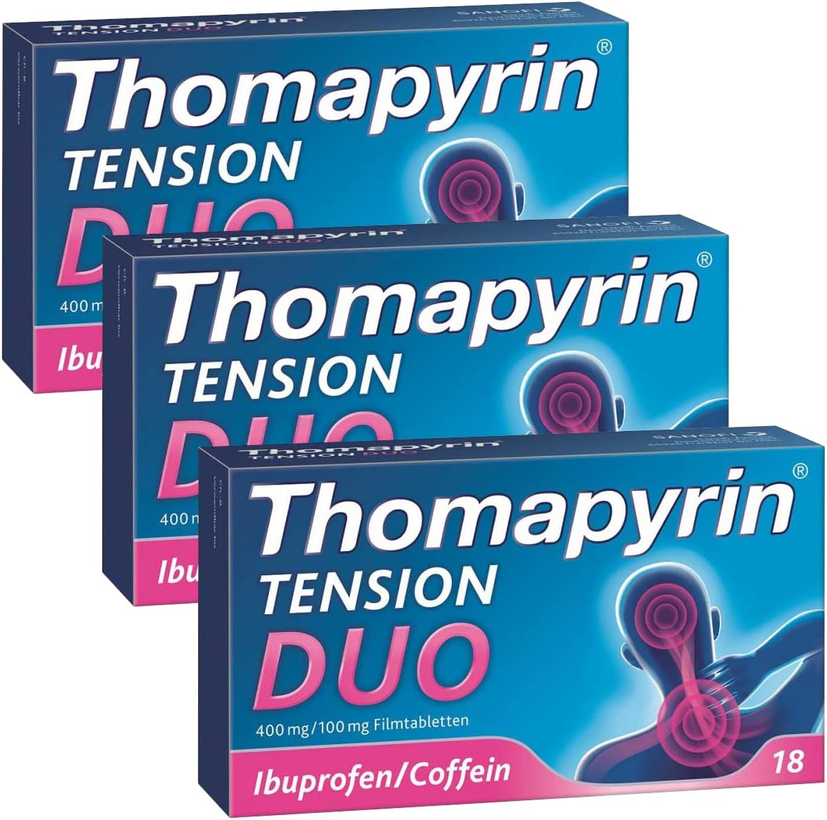 Thomapyrin Tension DUO Tabletten 3x18 Stück inklusive Handcreme von vitenda - bei stärkeren ...
