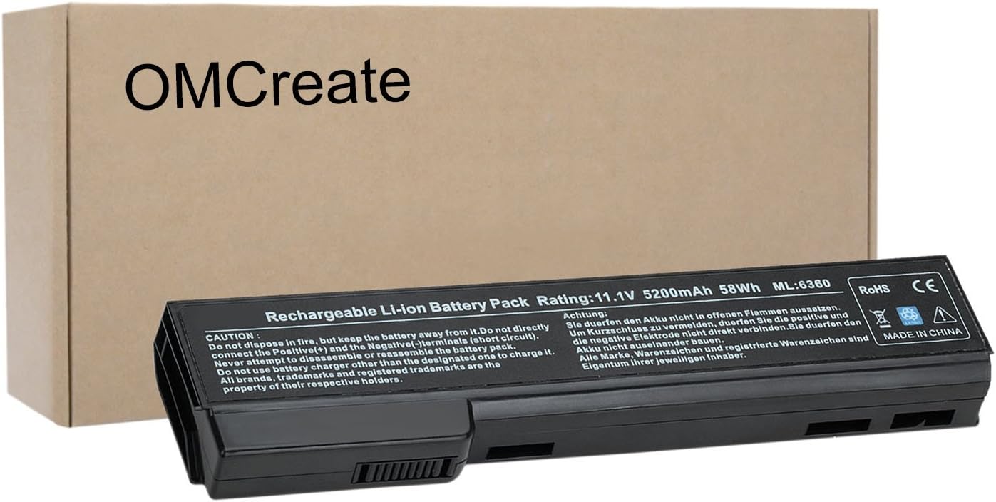 OMCreate 628666-001 628668-001 Batería compatible con HP EliteBook ...