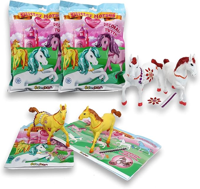 #sbabam, Cavalli Glitter Giochi per Bambini da Edicola, Gioco Animali ...