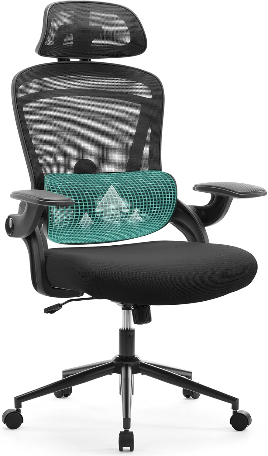 Amazon.com: DUMOS Ergonomic Mesh Office Chair - High Back Executive ...