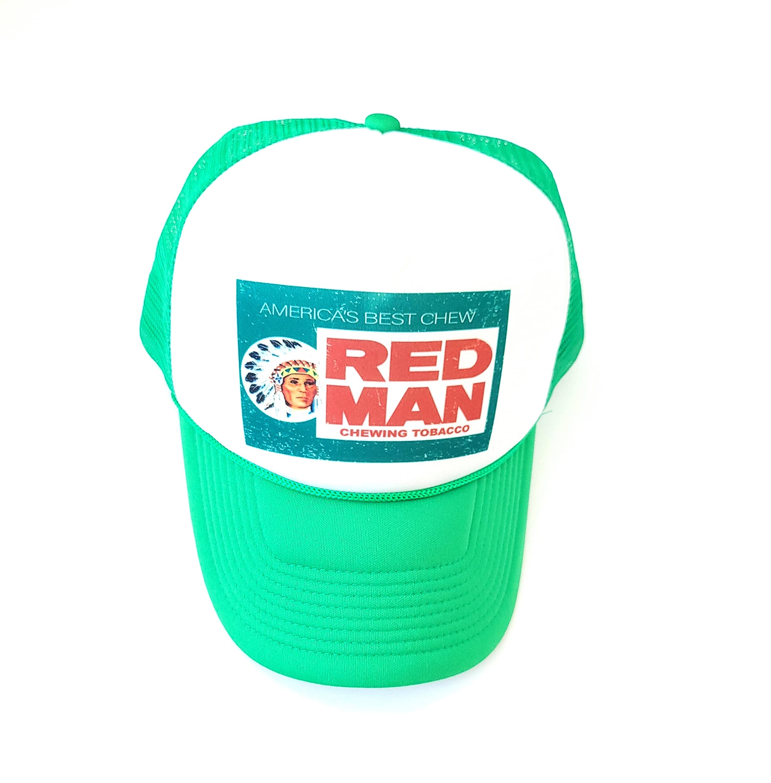 Buy Red Man Chewing Tobacco Vintage Style Trucker Hat Redman Retro ...