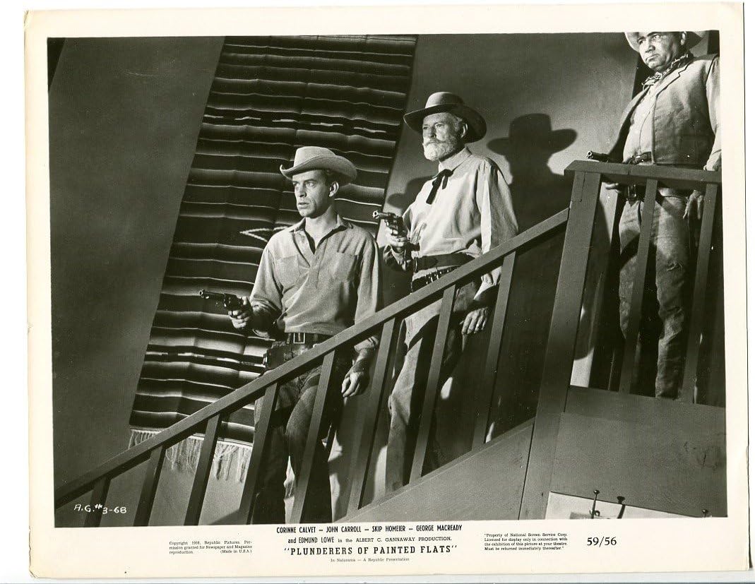 MOVIE PHOTO: Plunderers Of Painted Flats-Skip Homeier-8x10-B&W-Still ...