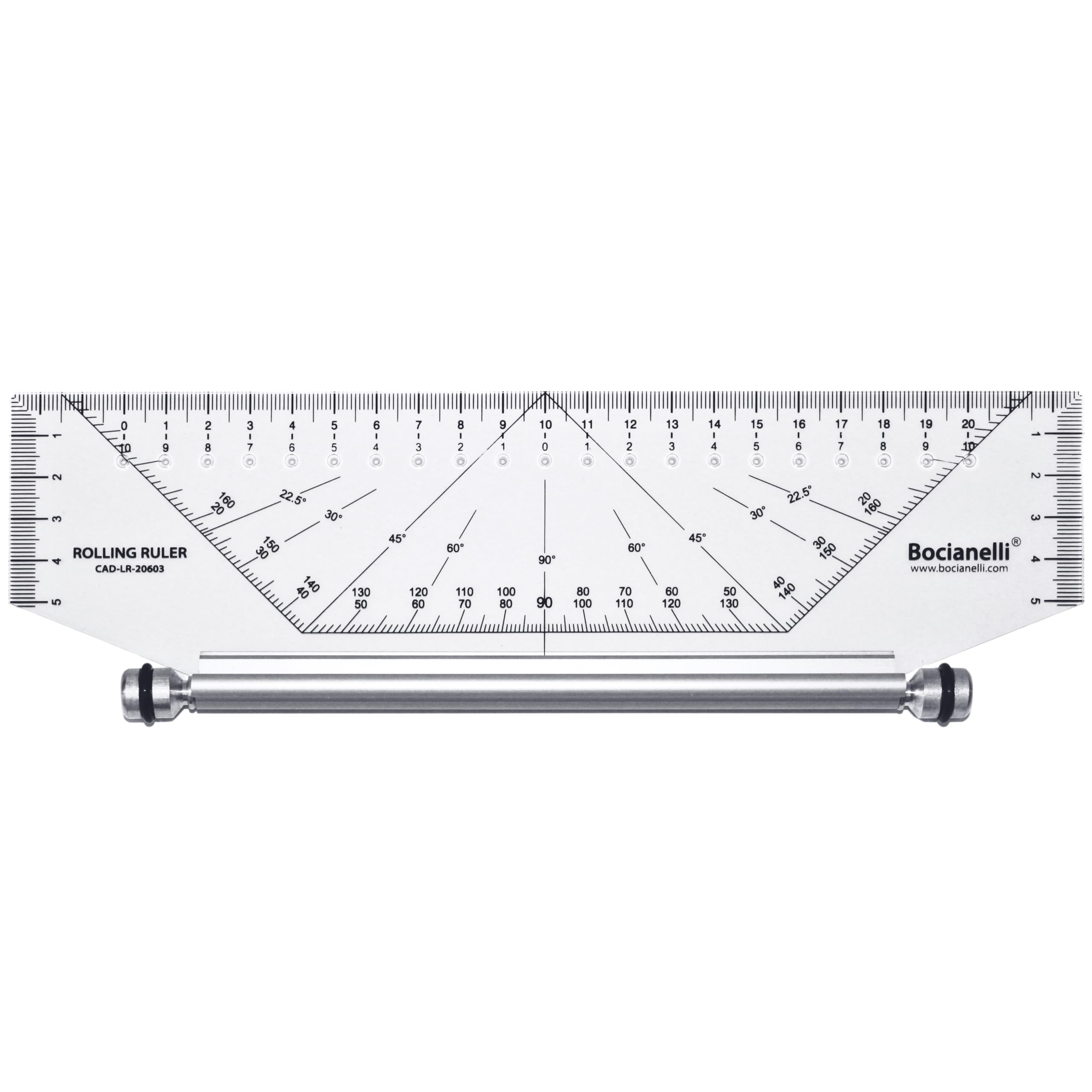 Profi Rolllineal - Roll Lineal 25 cm - Technisches Zeichnen Lineal ...