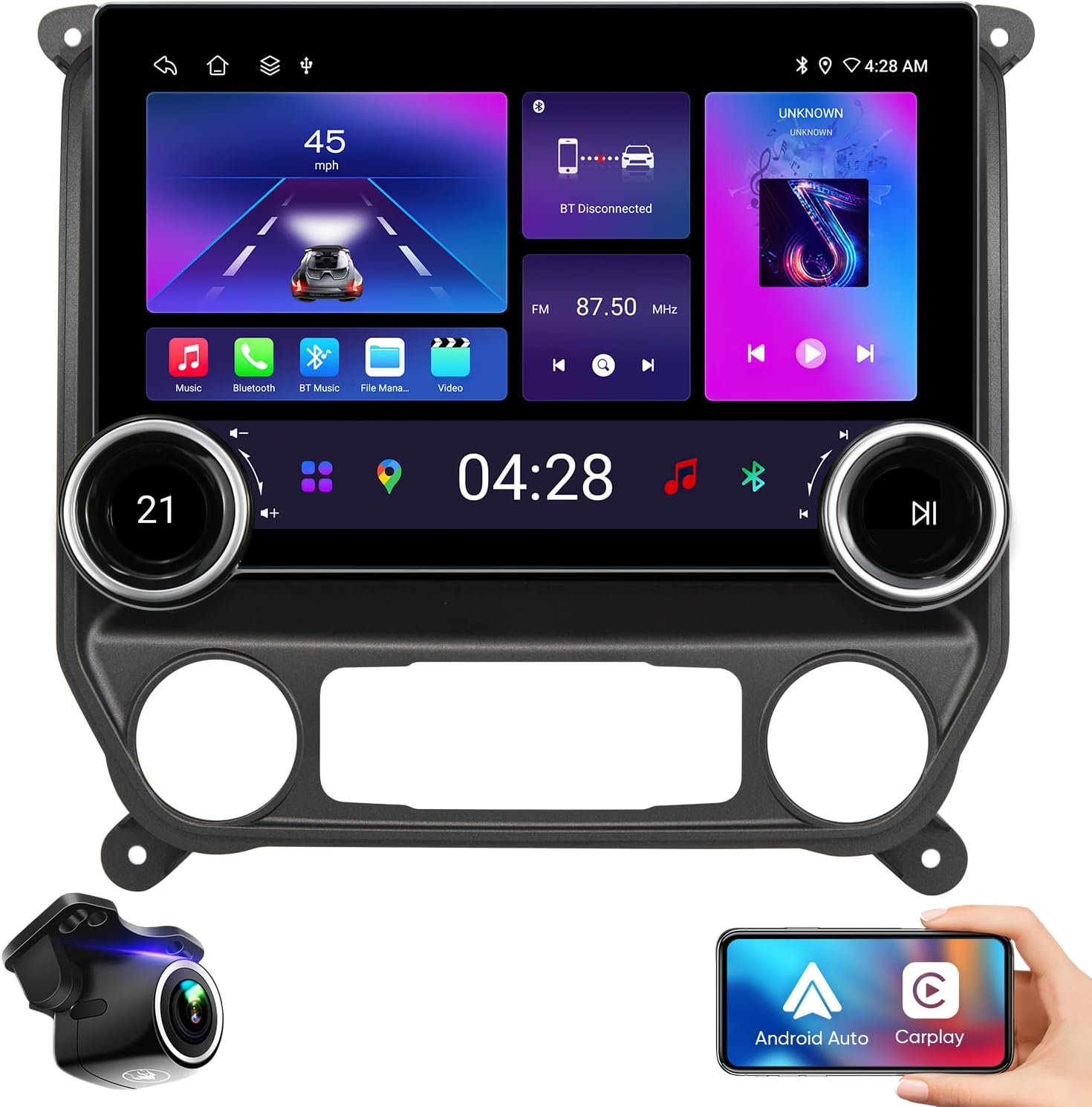 Amazon.com: for Chevy Silverado Sierra Radio Upgrade 2014 2015 2016 ...