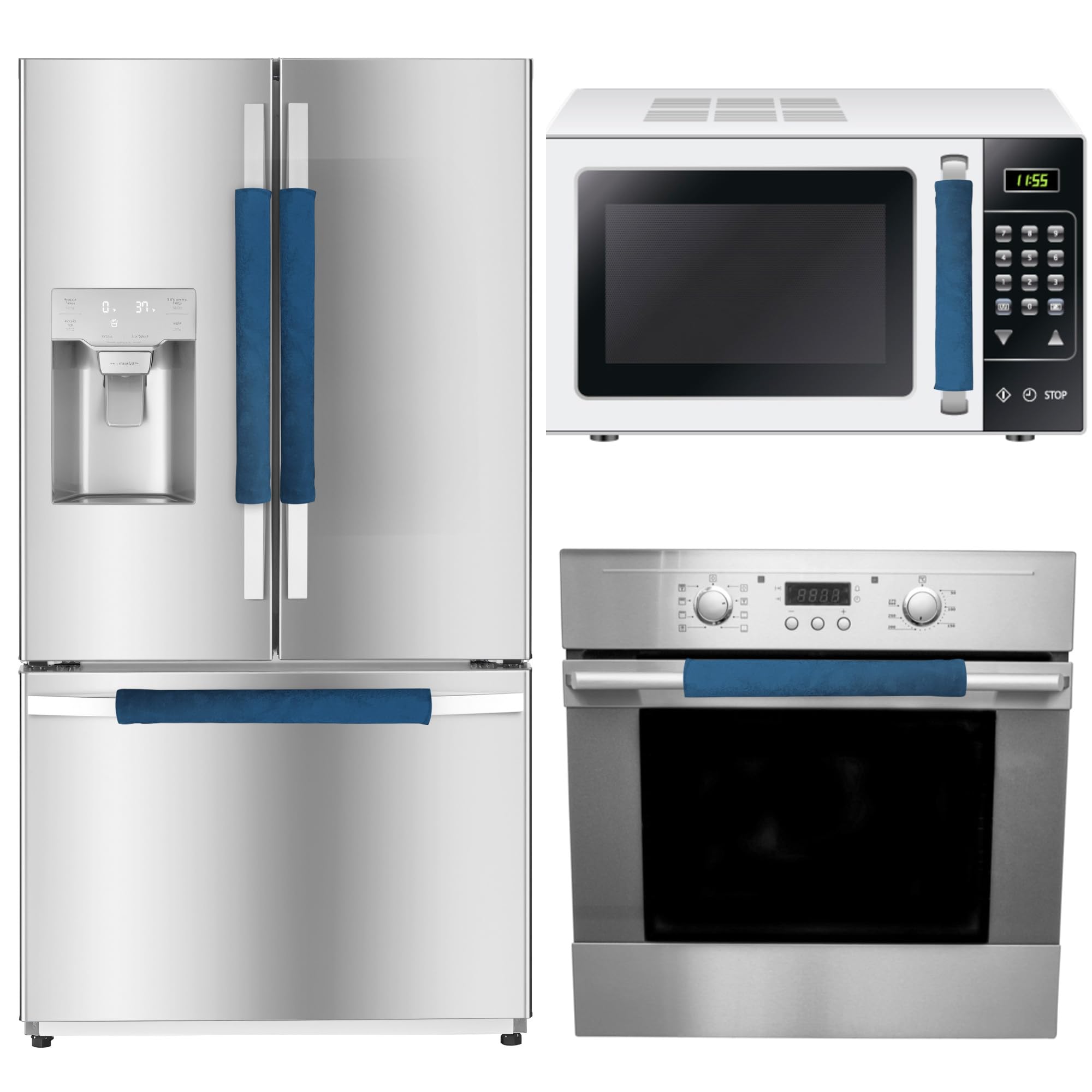 Amazon.com: BlueStars Appliances Door Handle Covers Set of 6-4 PCS ...