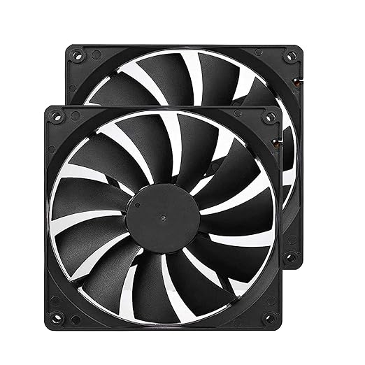 Amazon.com: 140mm Quiet PC Case Fans with 3pin 4pin & Molex Connector ...