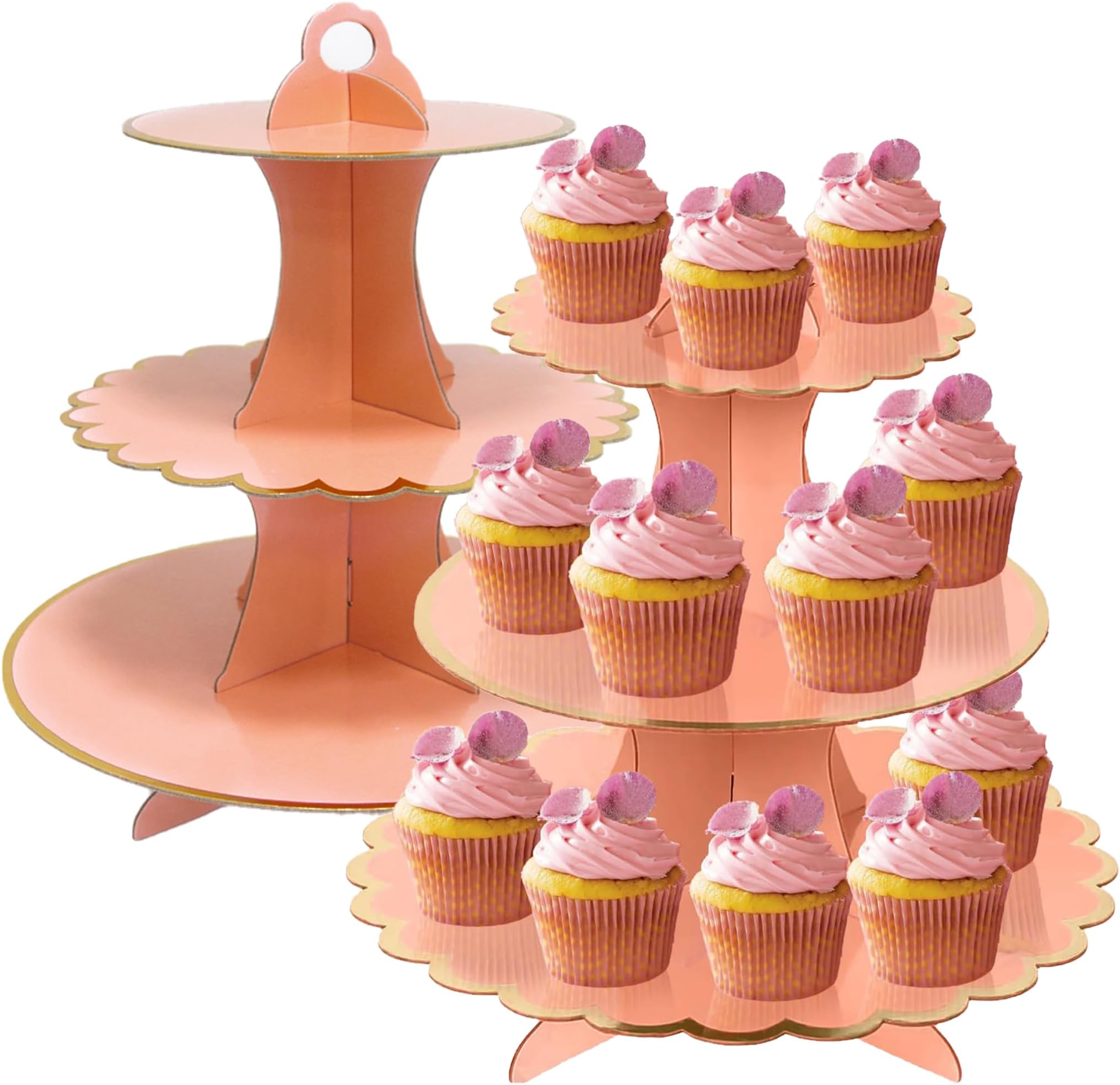 Amazon.com: TIK Music Cupcake Stand 3-Tier Musical Birthday Party ...