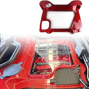 Jogon Dry Carbon Fiber Engine Cover Panel Trim for Chevrolet Corvette ...