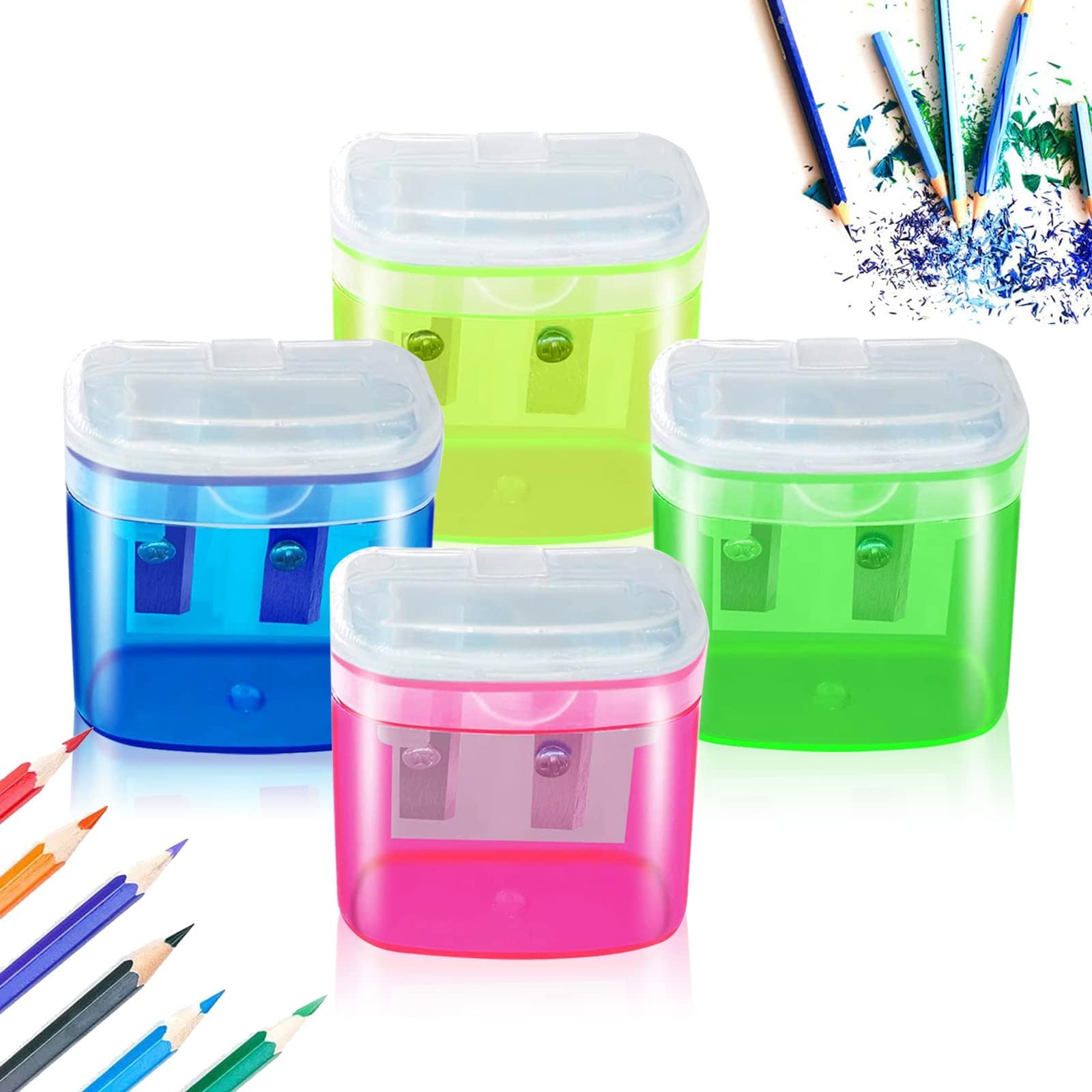 Swordfish ‘Twin Soft Grip’ Double-Hole Pencil Sharpener [Pack of 1 ...