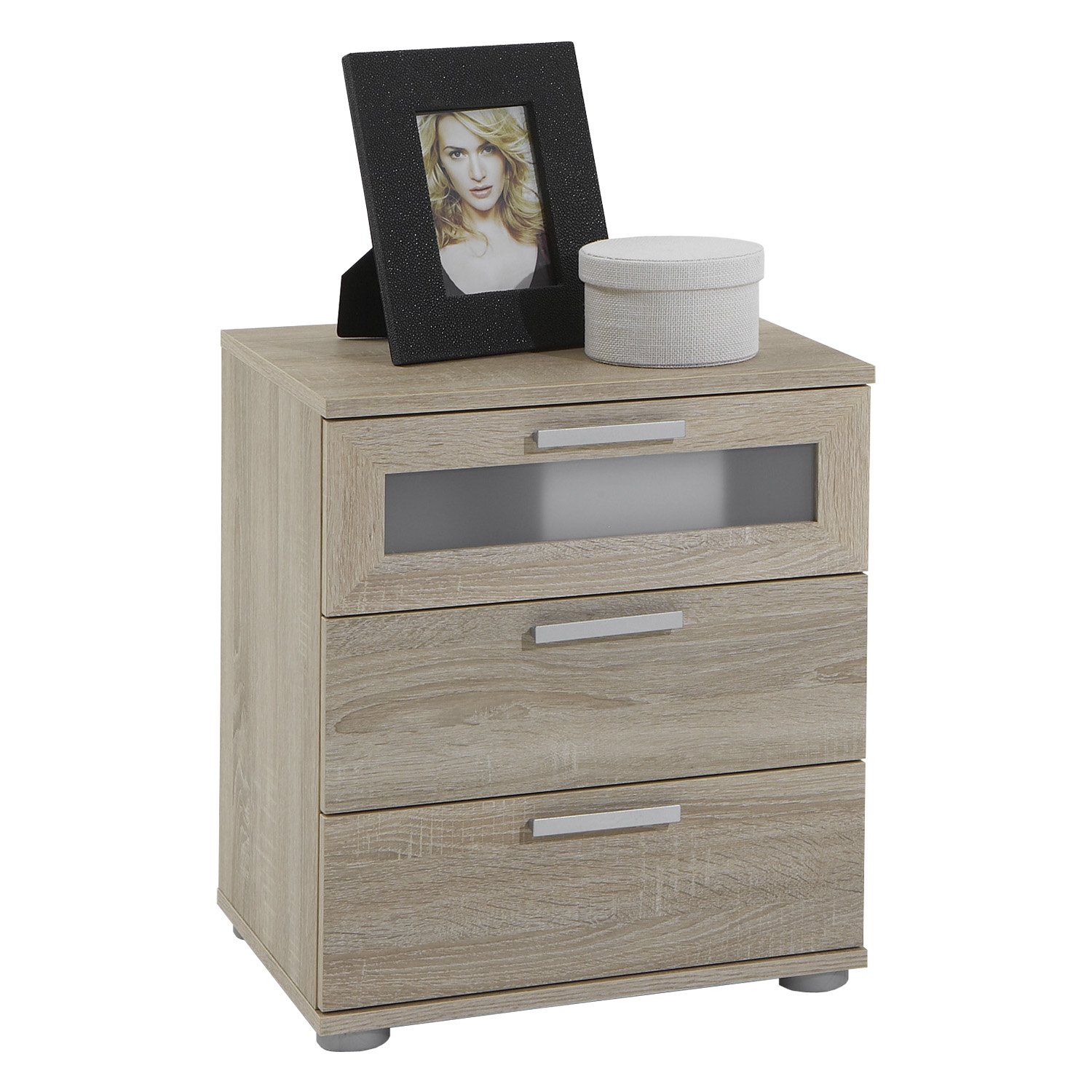 SoBuy Comodino Bianco, Comodino Letto con cassetto FBT66-W: Amazon.it ...