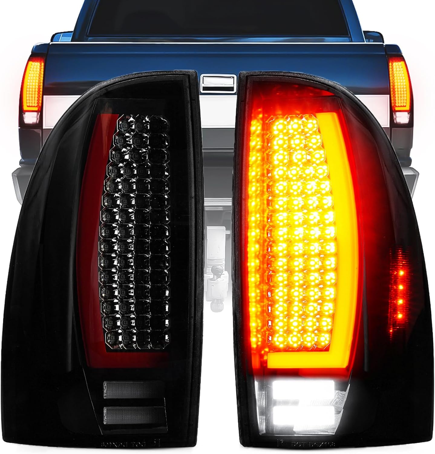 Amazon.com: LED Tail Light Fit for Toyota Tacoma 2005-2015, Taillight ...