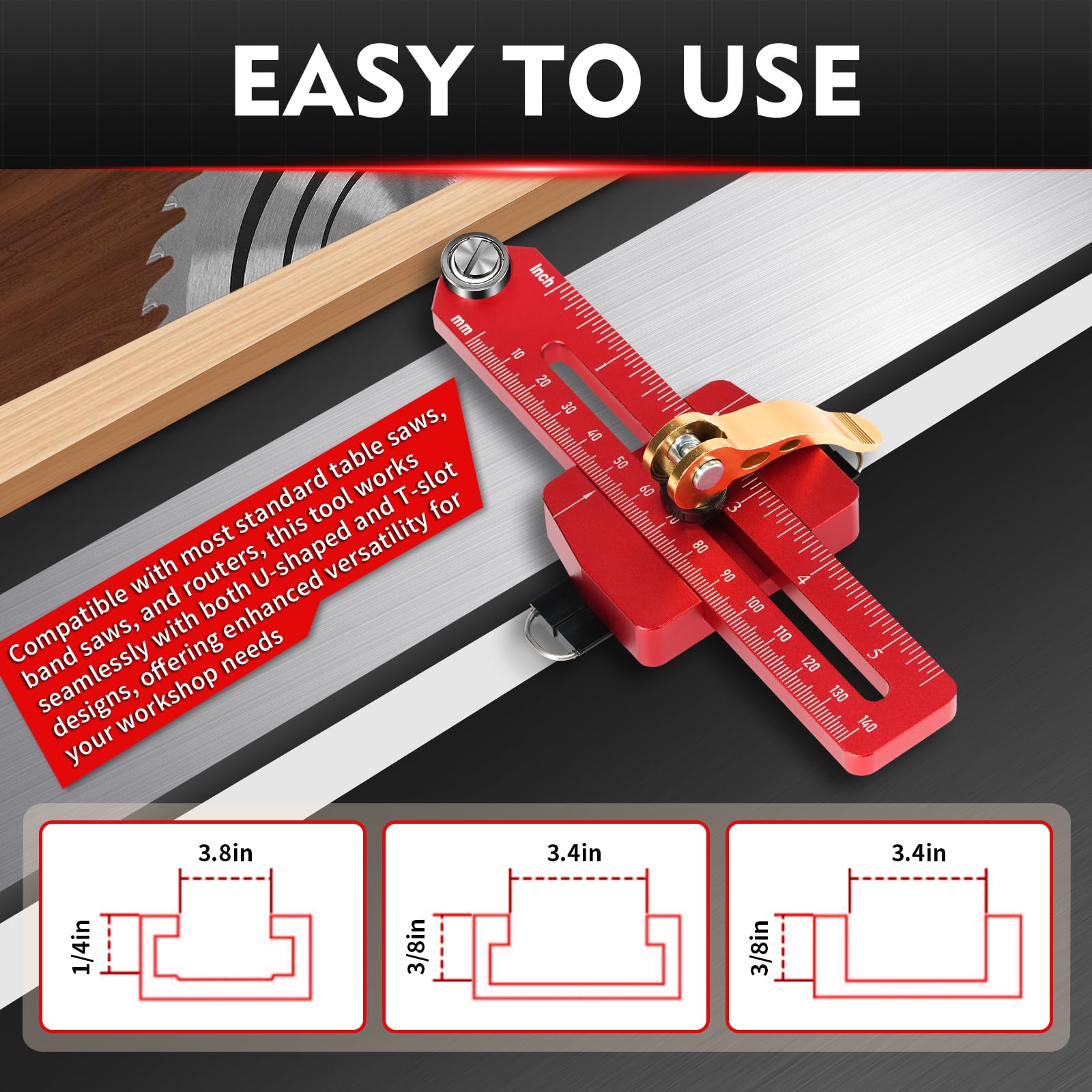 Snapklik.com : Vicrays Thin Jig Table Saw - Extended Woodworking Tools ...