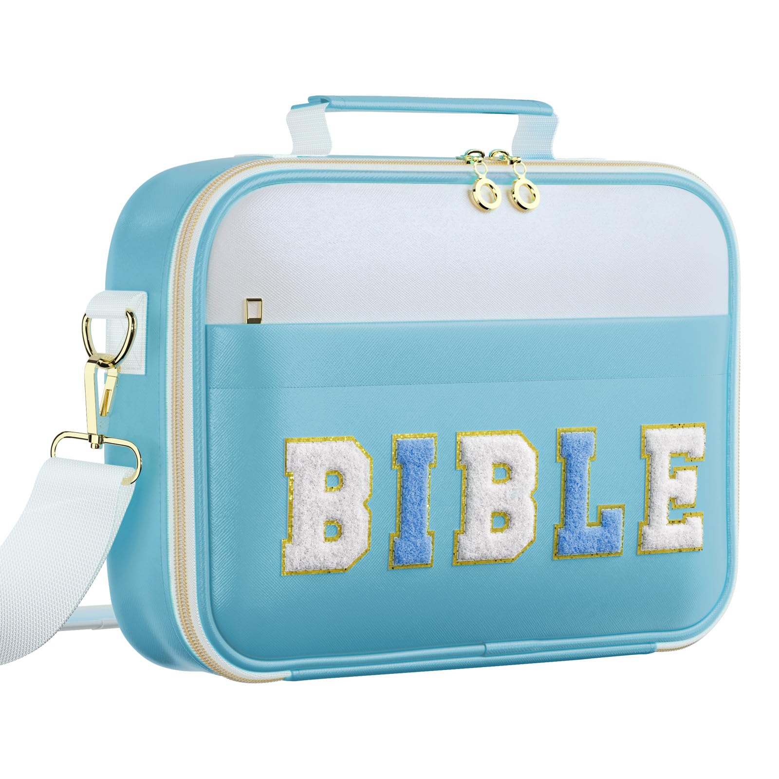 Amazon.com: WOBAGMEN Bible Cover Case for Women,Large Leather Bible ...
