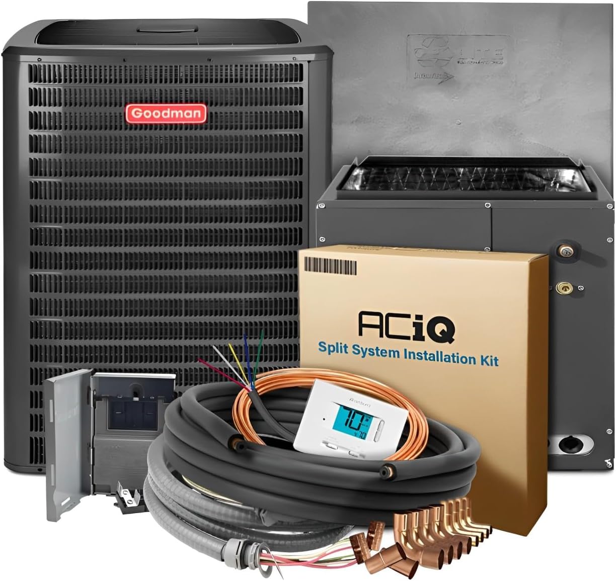 Amazon.com: Goodman 14.3 SEER2 5 Ton Single Stage Air Conditioner ...