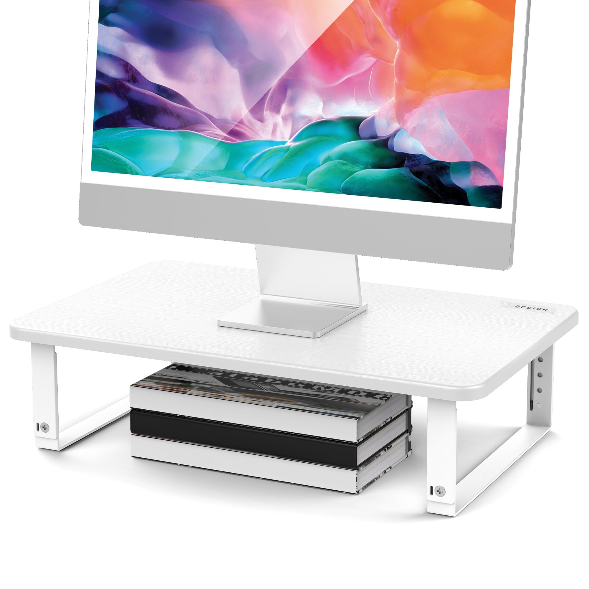 BESIGN MS01 Monitor Stand Riser, Height Adjustable Laptop Stand ...