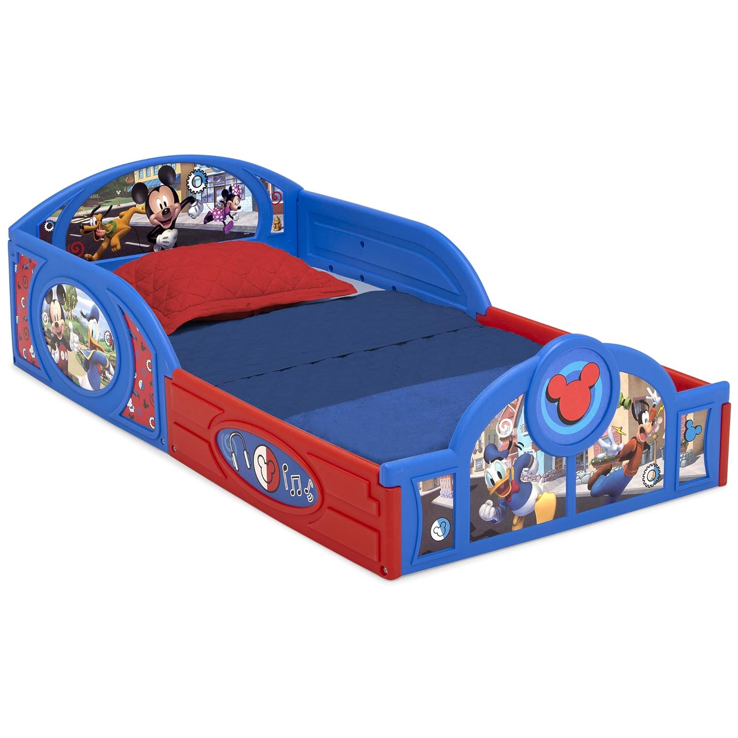 Amazon.com : Delta Children, Disney Mickey Mouse Plastic Sleep and Play ...