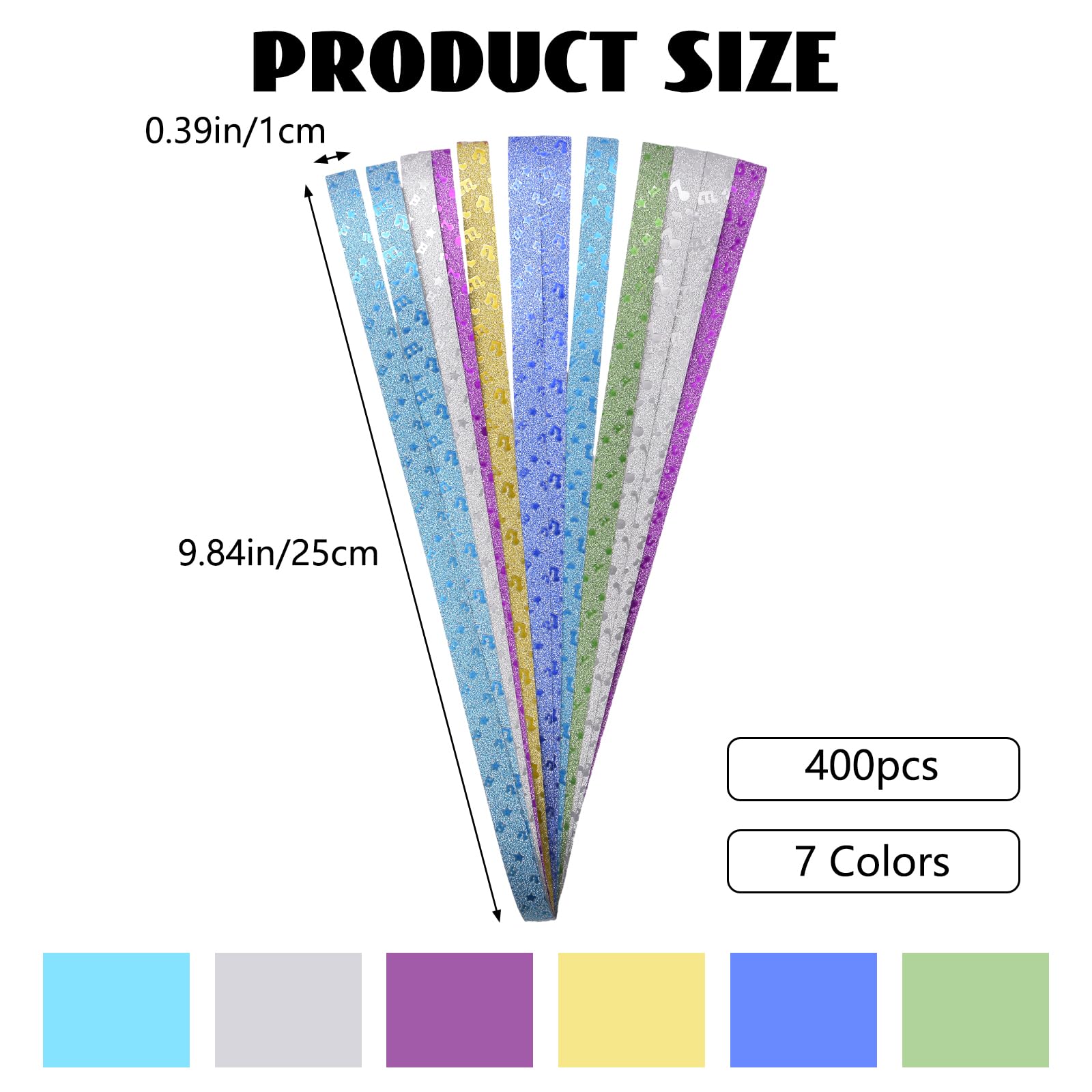 Origami Lucky Star Paper Strips Size 4 FREE Printable A4 Lucky Star