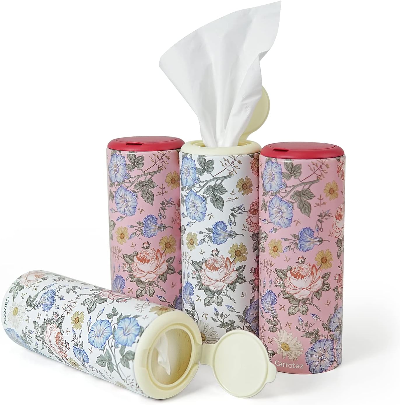 Amazon.com: Carrotez Car Tissue Holder, 4 Pack (60 Sheets ea), Car ...