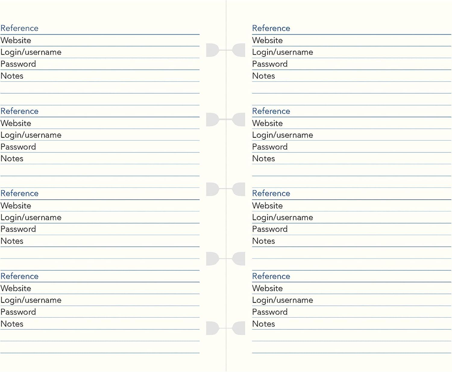Amazon.com : Filofax B122027 Notebook Refill, Pocket Size, Password ...