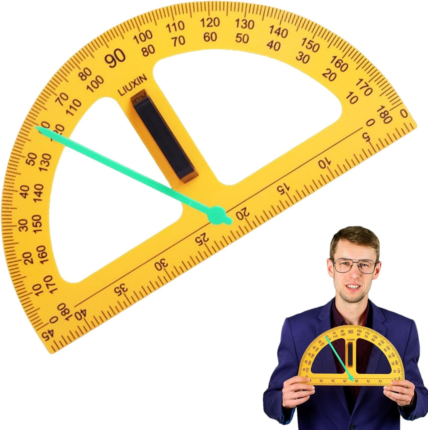 Large Classroom Protractor - Protractor Tool for Dry Erase Board - Big ...