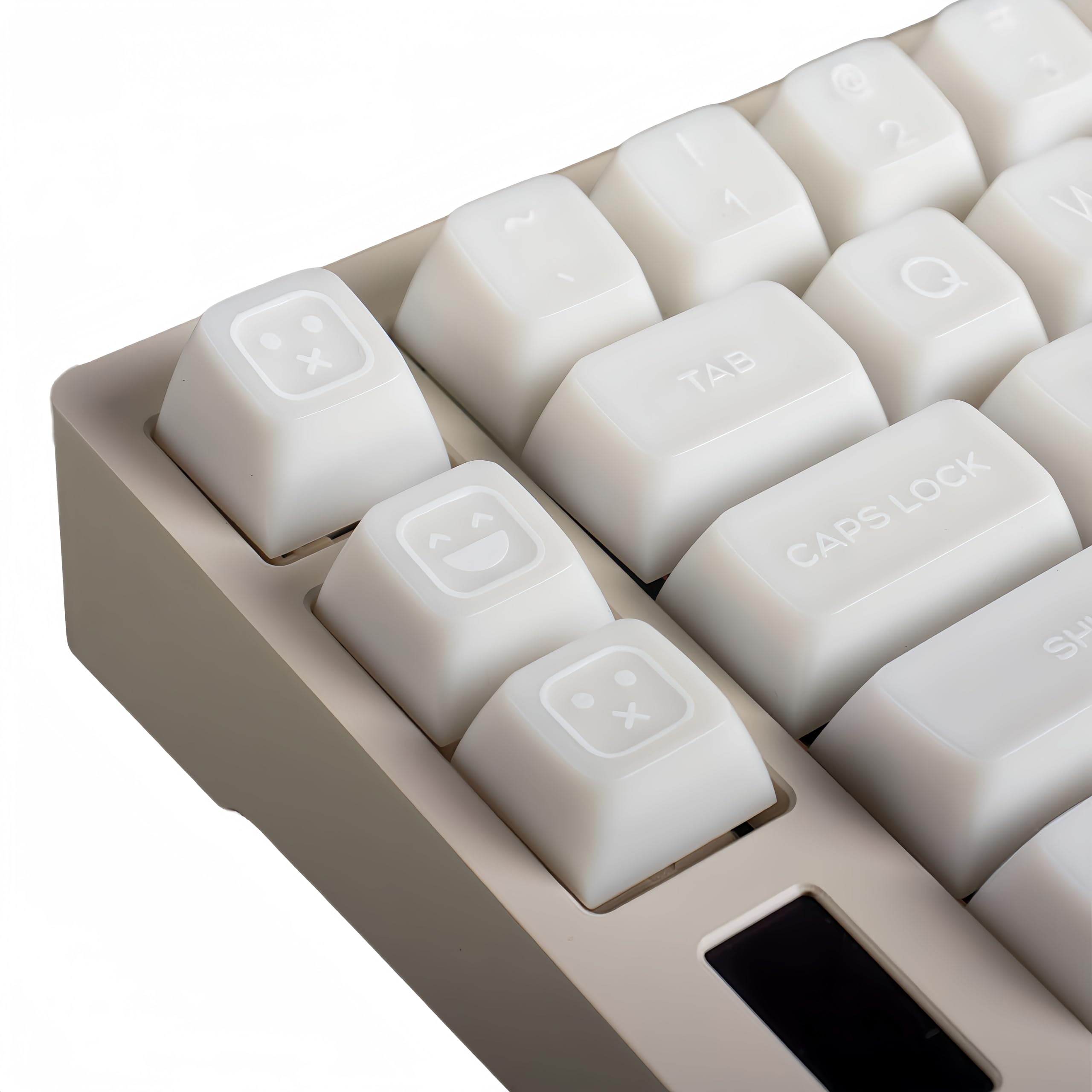 Buy REDQIN PBT Keycaps - White Jade Double Shot PBT Keycaps RSA Profile ...