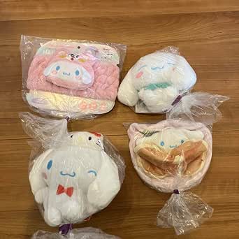 Amazon.co.jp: Cinnamoroll Hair Turban Plush Toy Set : Toys & Games