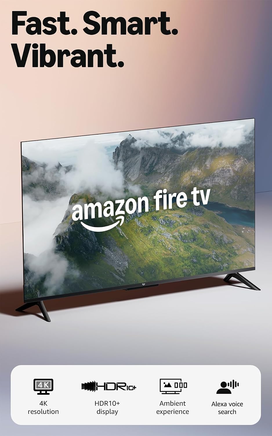 Amazon Fire TV 55" 4-Series (newest gen), 4K Ultra HD smart TV with ...