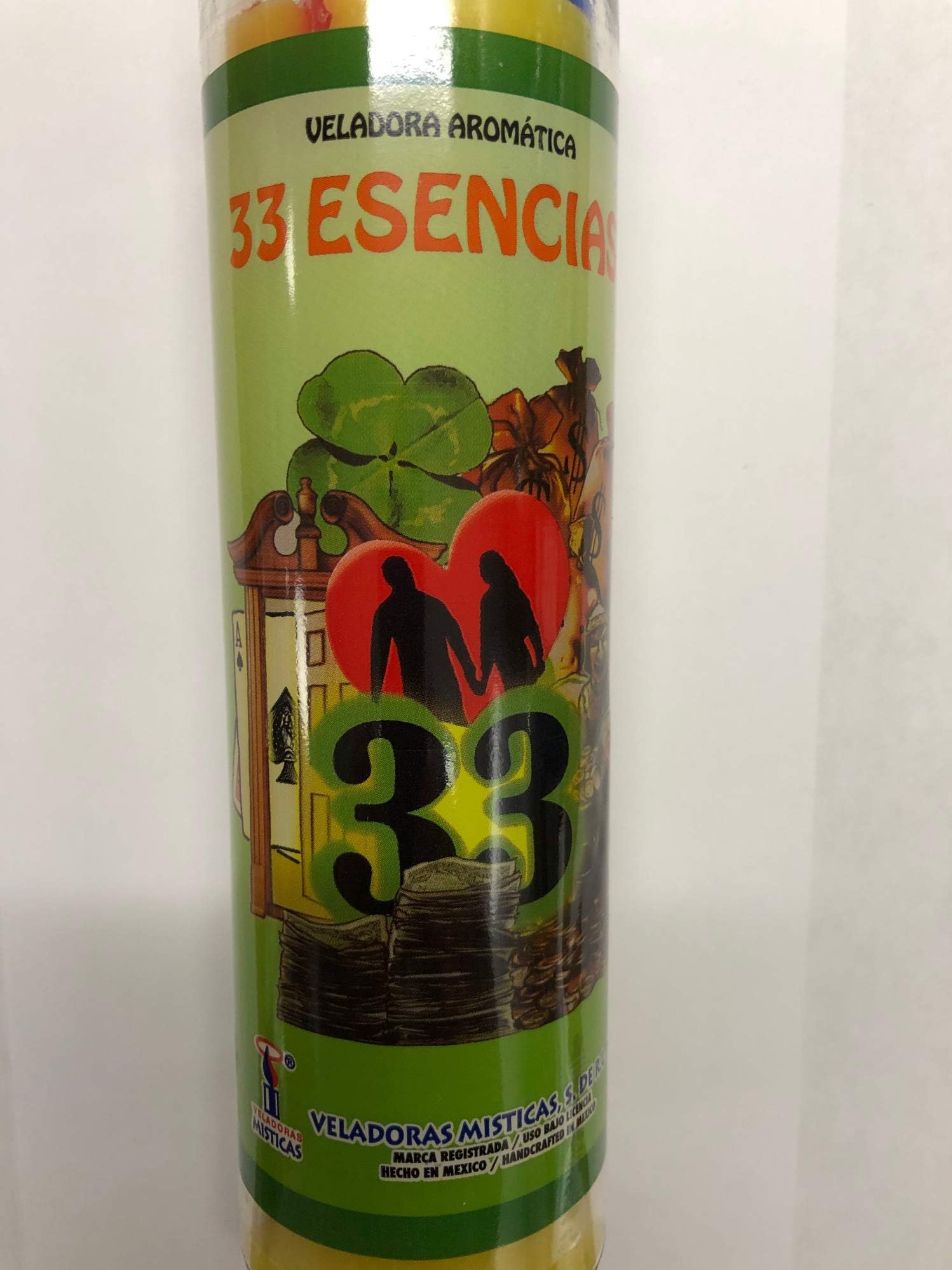 Amazon.com: 33 Essences (33 Esencias) 14 Day Prepared Scented Candle in ...