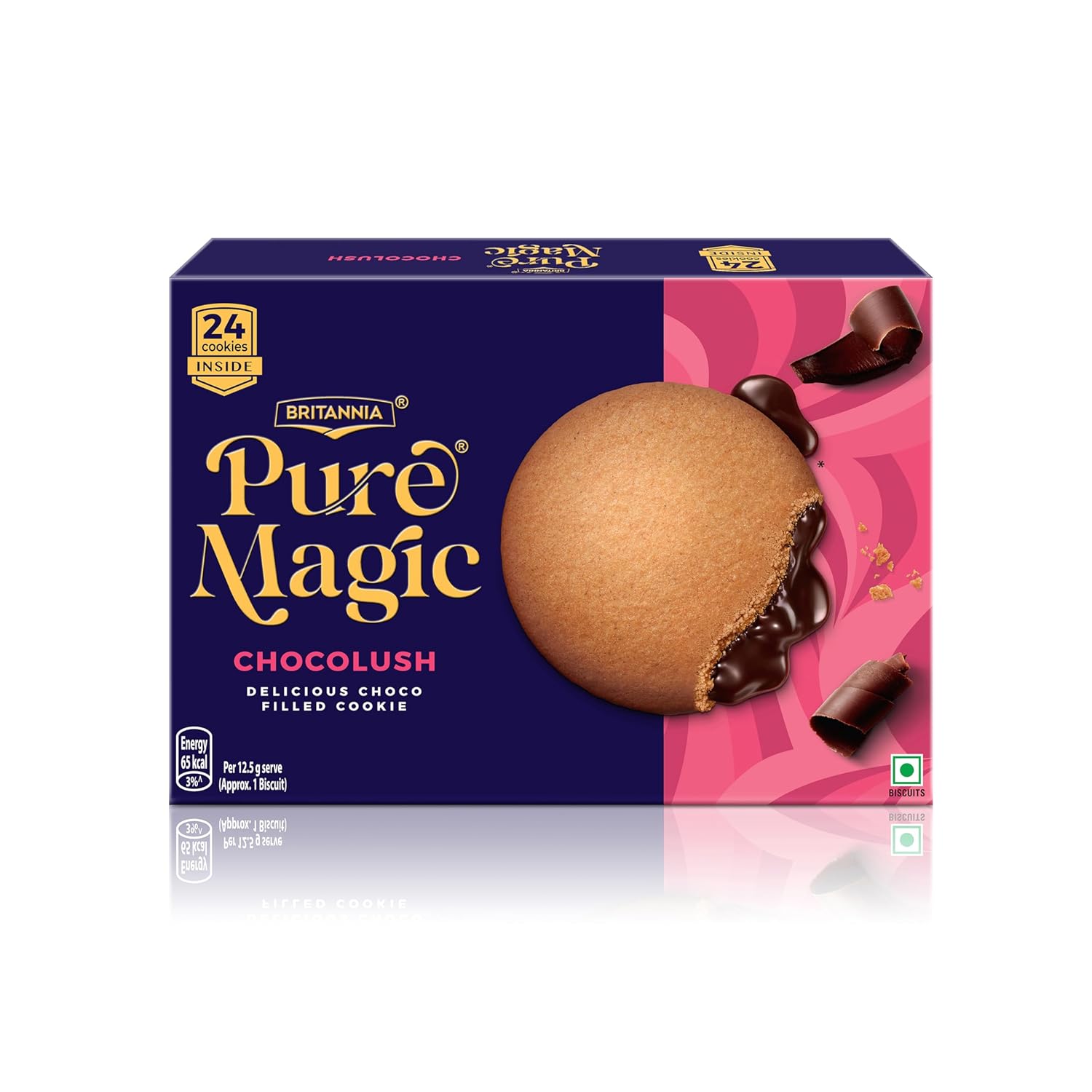 Britannia Pure Magic Chocolush - Delicious Choco Filled Cookie | 300 gm ...