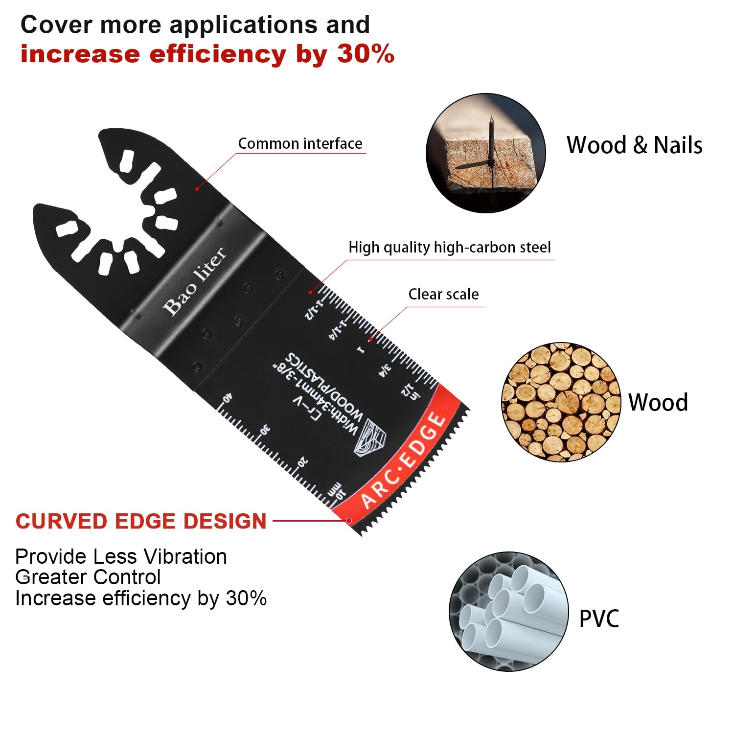 Oscillating Tool Bi-metal Multitool Blades Long 12-Piece Extra Long ...