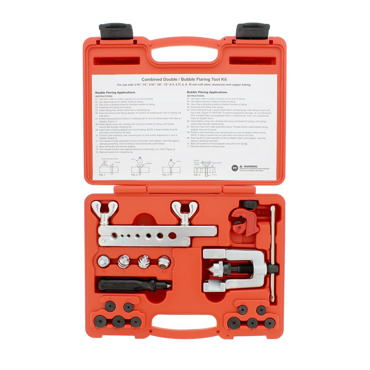 Snapklik.com : ABN Bubble Flare Tool & Double Flaring Kit Tubing Bender ...