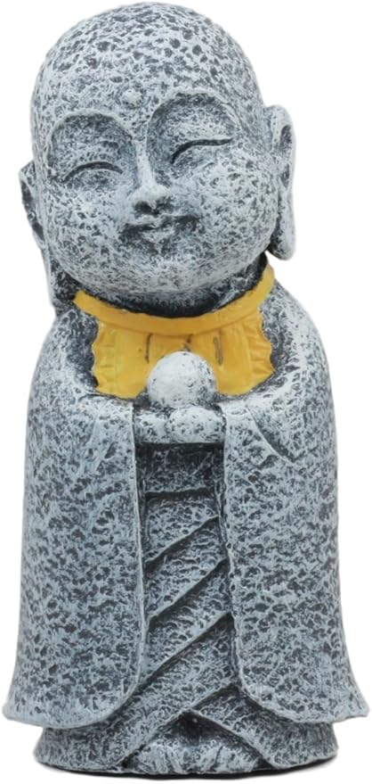 Amazon.com: Gifts & Decor Ebros Ojizo Sama Jizo with Yellow Bib Statue ...
