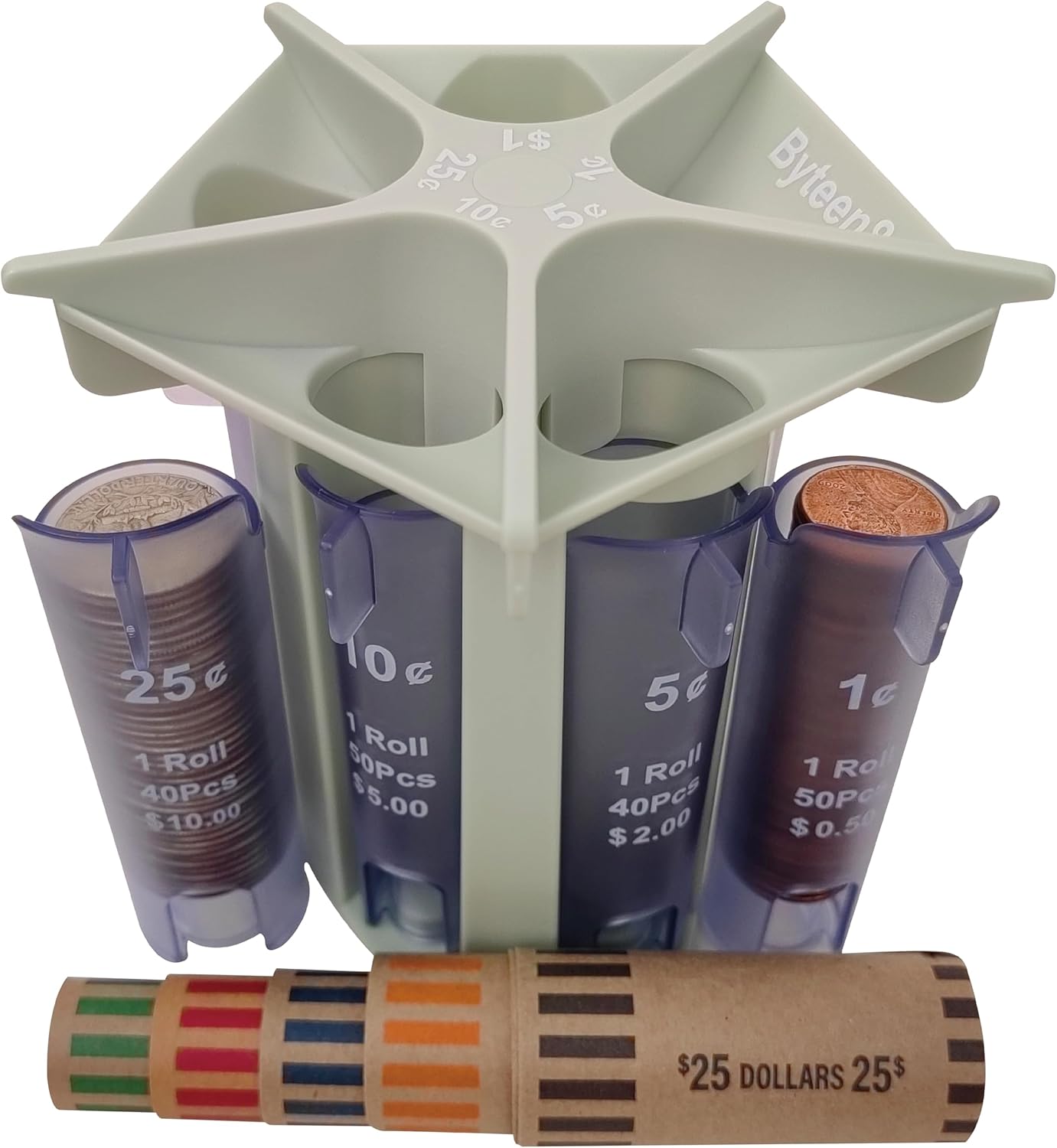 Amazon.com : Byteen8 Coin Counters & Coin Sorters Tube Empty Your Loose ...