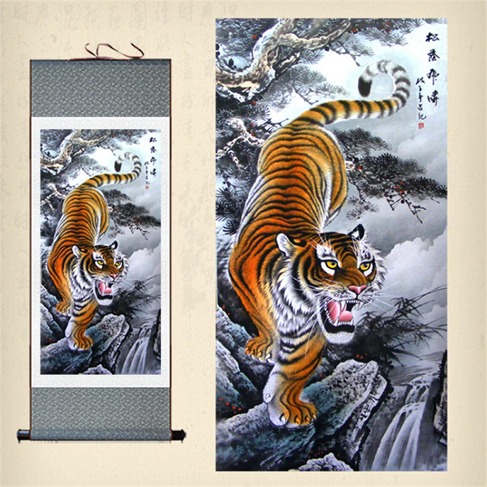 Traditional Chinese Tiger Painting