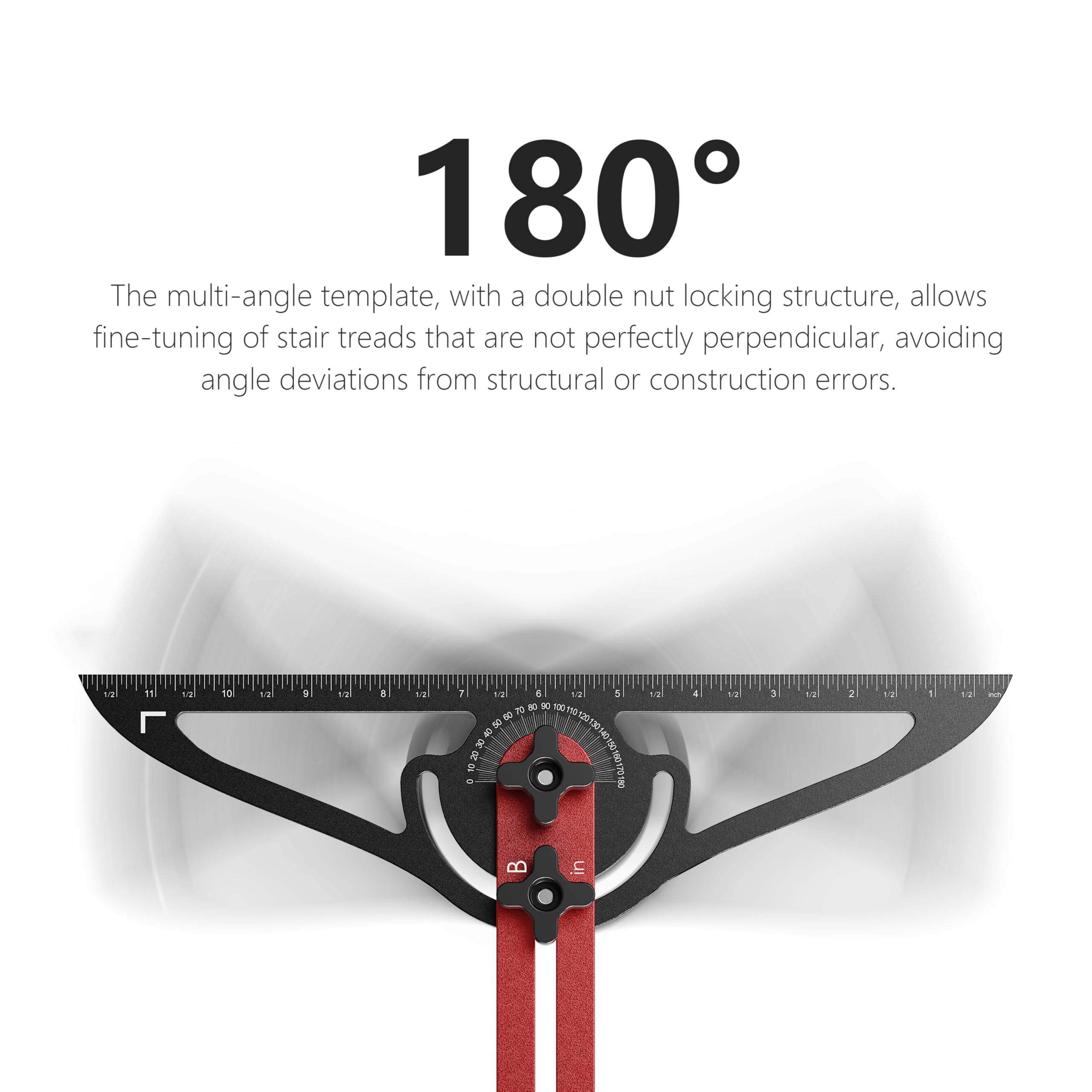 Snapklik.com : Magmaniac Stair Tread Template Tool Dual Nut Stair Tread ...