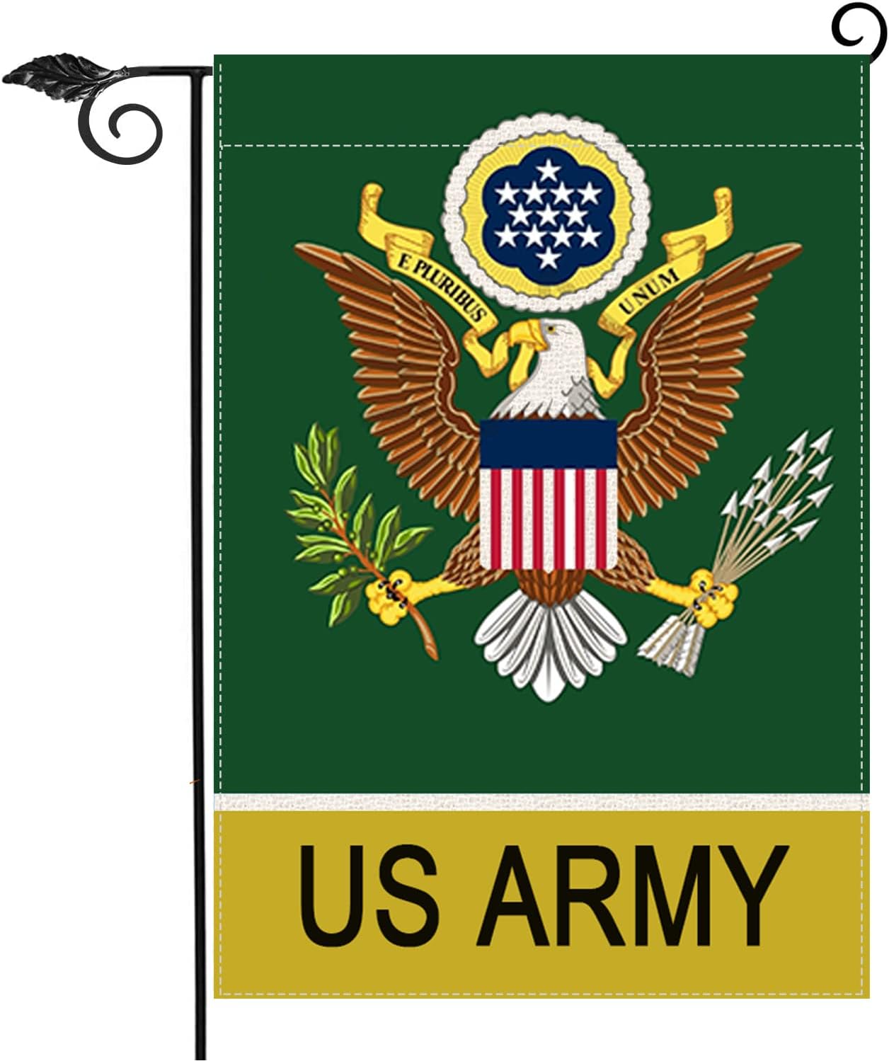 Amazon.com : Patriotic Military US ARMY Garden Flag Vertical Double ...
