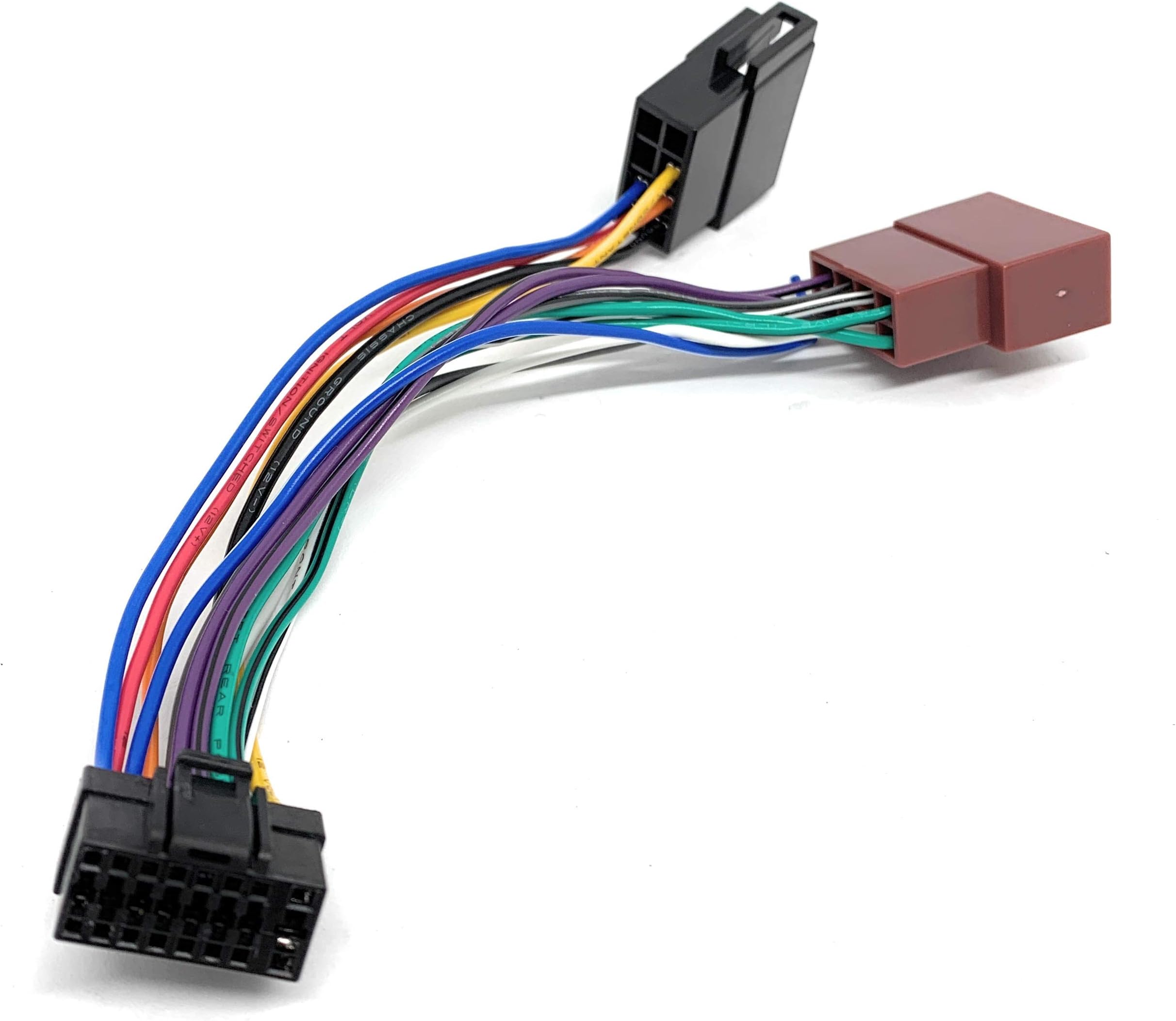 Sound-way Cable Adaptateur Faisceau ISO Autoradio Compatible avec ...