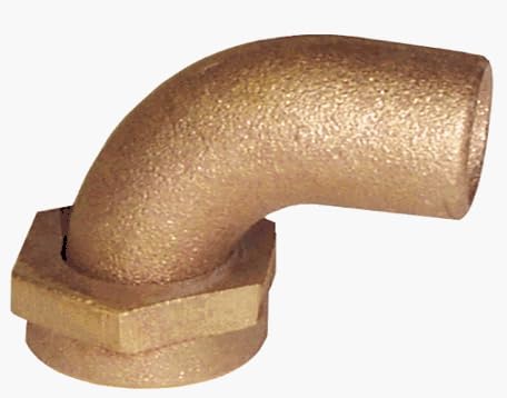 Amazon.com: Groco Bronze 90?? Tail Piece 1 1/2" GROTPC1500 : Sports ...