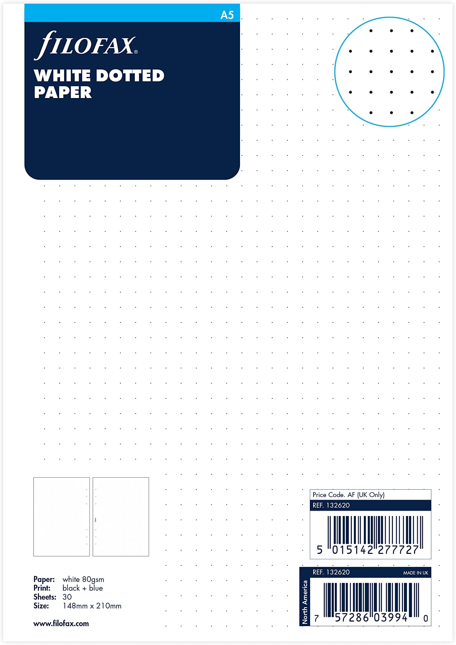 A5 Dotted Paper : Amazon.co.uk: Stationery & Office Supplies