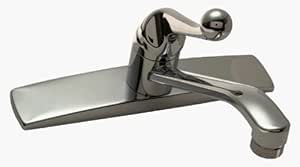 DELTA FAUCET #100 SGL Lever Ledge Faucet - Touch On Kitchen Sink ...