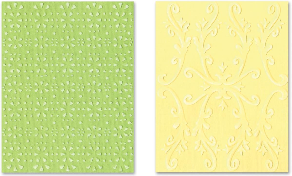 Amazon.com: Textured Impressions 2-Pack Embossing Folders: Country Cottage