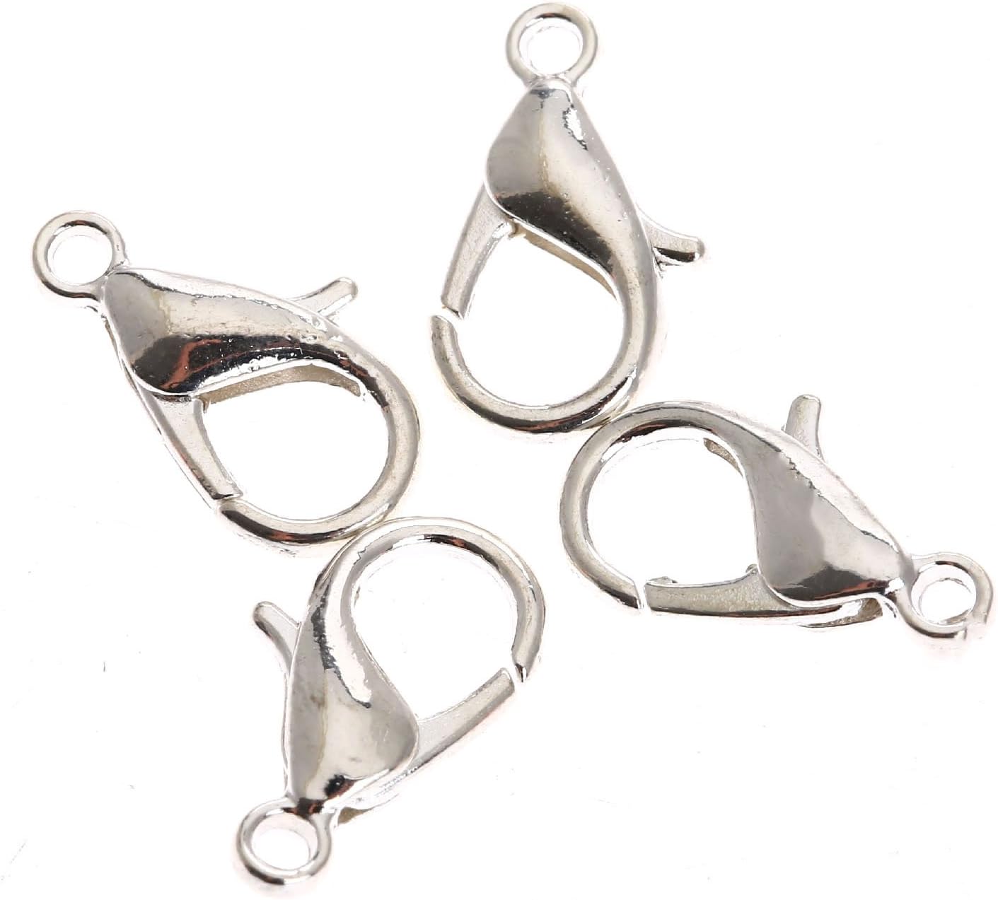 Amazon.com: dophee Lobster Claw Clasp for Jewelry Making, 100-Pack ...